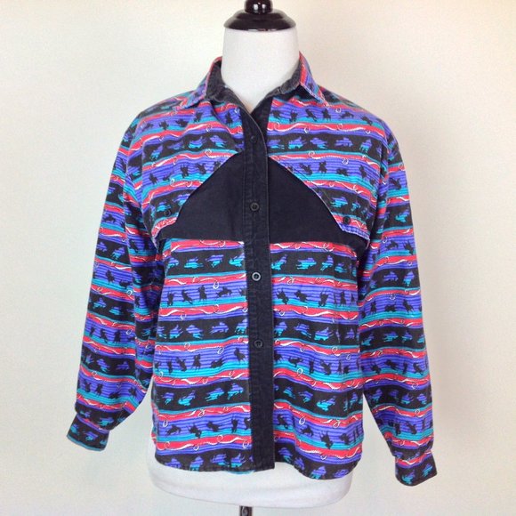 Roper | Tops | Vintage Roper Western Shirt Womens 2 Cowboy | Poshmark